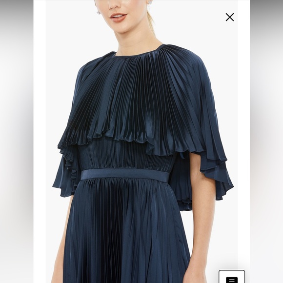 Mac Duggal | Dresses | Nwt Ieena For Mac Duggal Pleated Caplet Tea ...